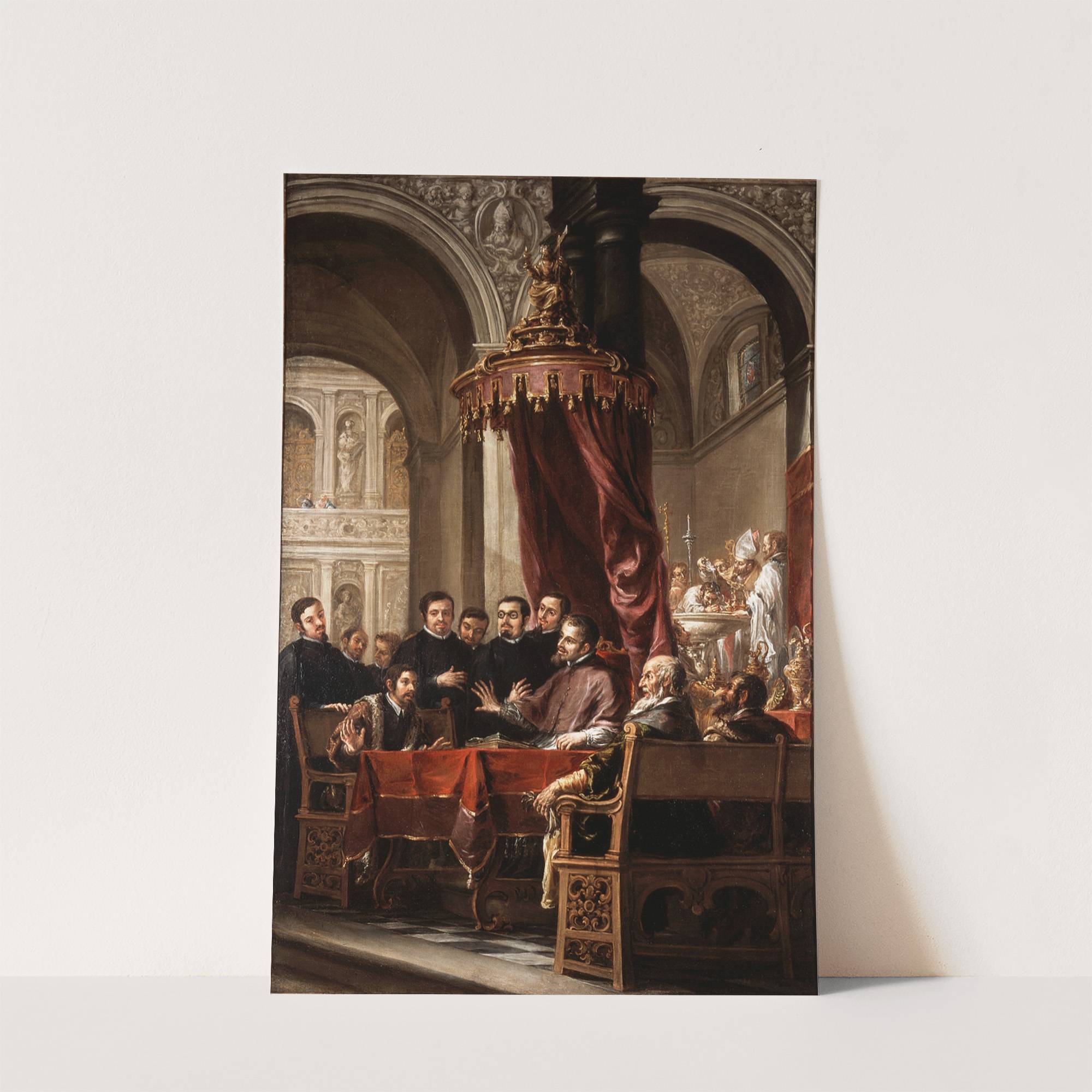 The Conversion and Baptism of St. Augustine by St. Ambrose – ArtworkCulture