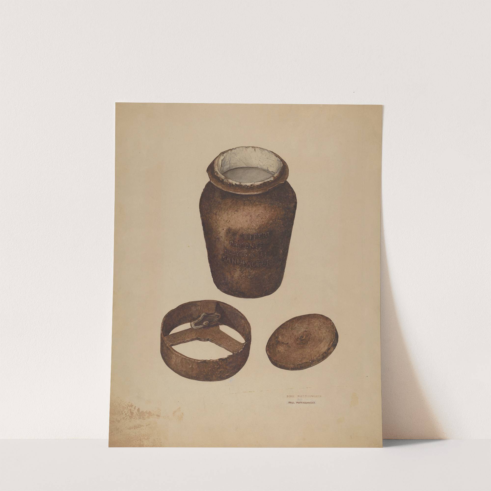 Cast Iron Fruit Jar – ArtworkCulture