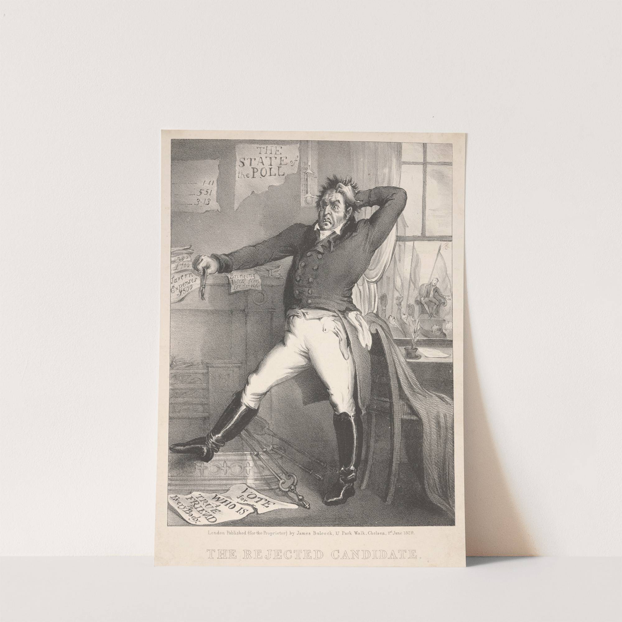 The rejected candidate. (1829) – ArtworkCulture